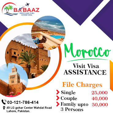 Morocco Visit Visa - Morocco Visit Visa Assistance - Babaaz Travels
